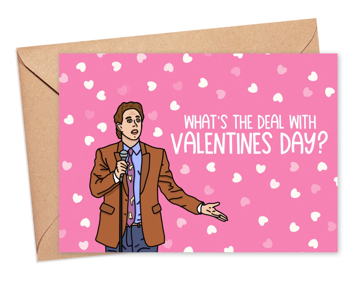 Funny Valentines Card for Husband Seinfeld Valentines Day - Etsy