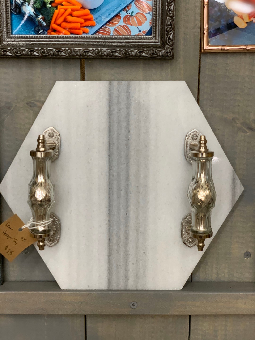 8” Hexagon Cheese Tray - Etsy