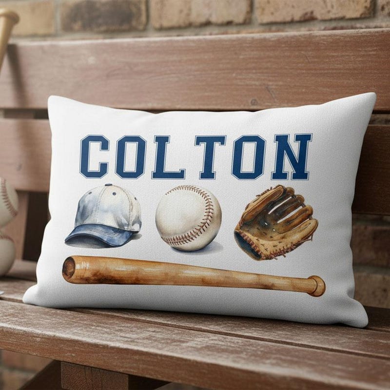 Baseball Pillow - Etsy