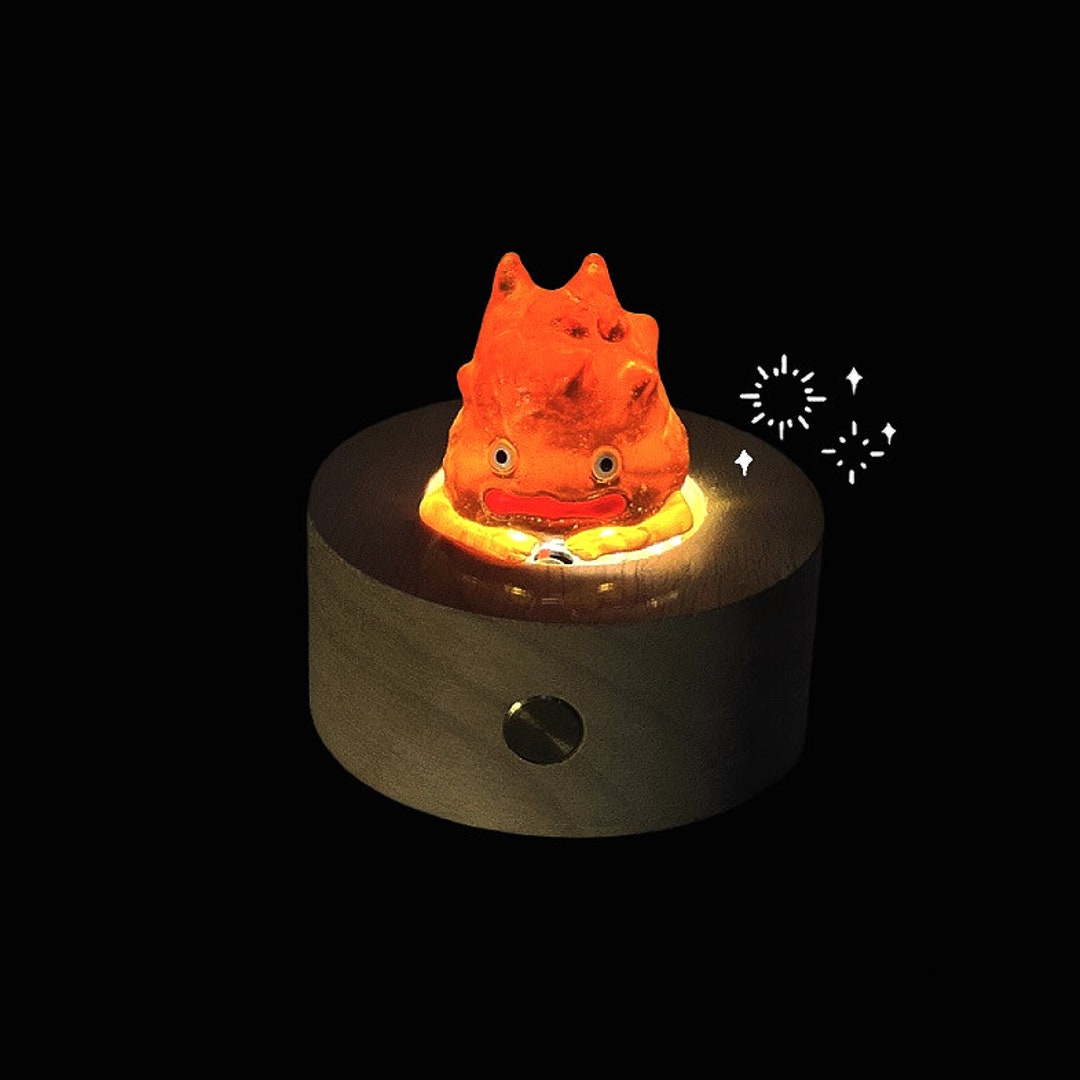 Funny Fire Flame Devil Night Light Calcifer Table Light - Etsy