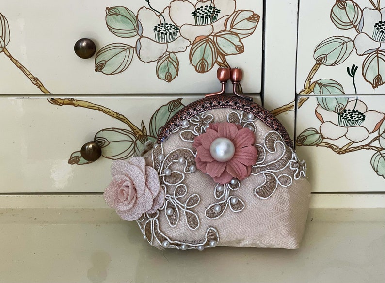 Wedding Coin Purse White Purse Coin Bag Coin Purse - Etsy