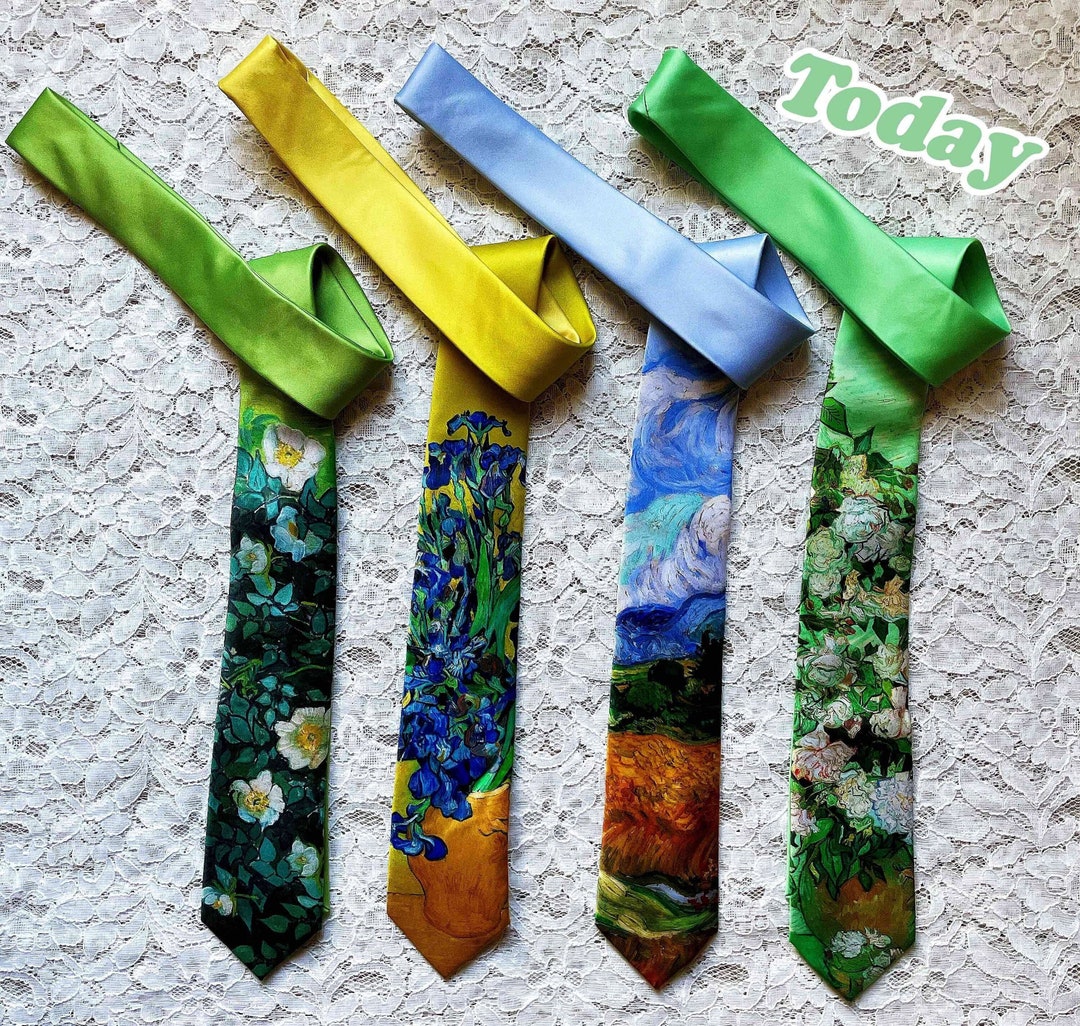 Van Gogh / Van Gogh Paintings / Mater Piece Gift / Van Gogh's Ties ...