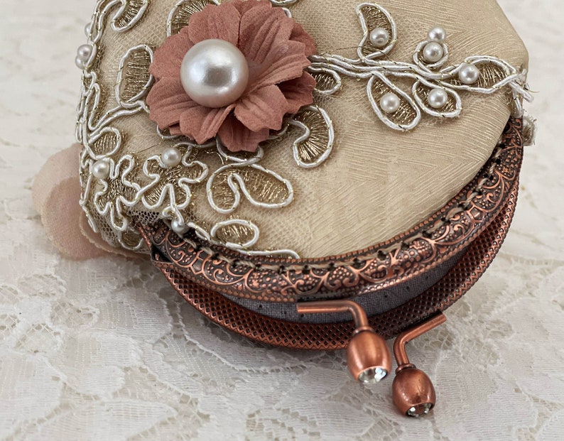 Wedding Coin Purse White Purse Coin Bag Coin Purse - Etsy