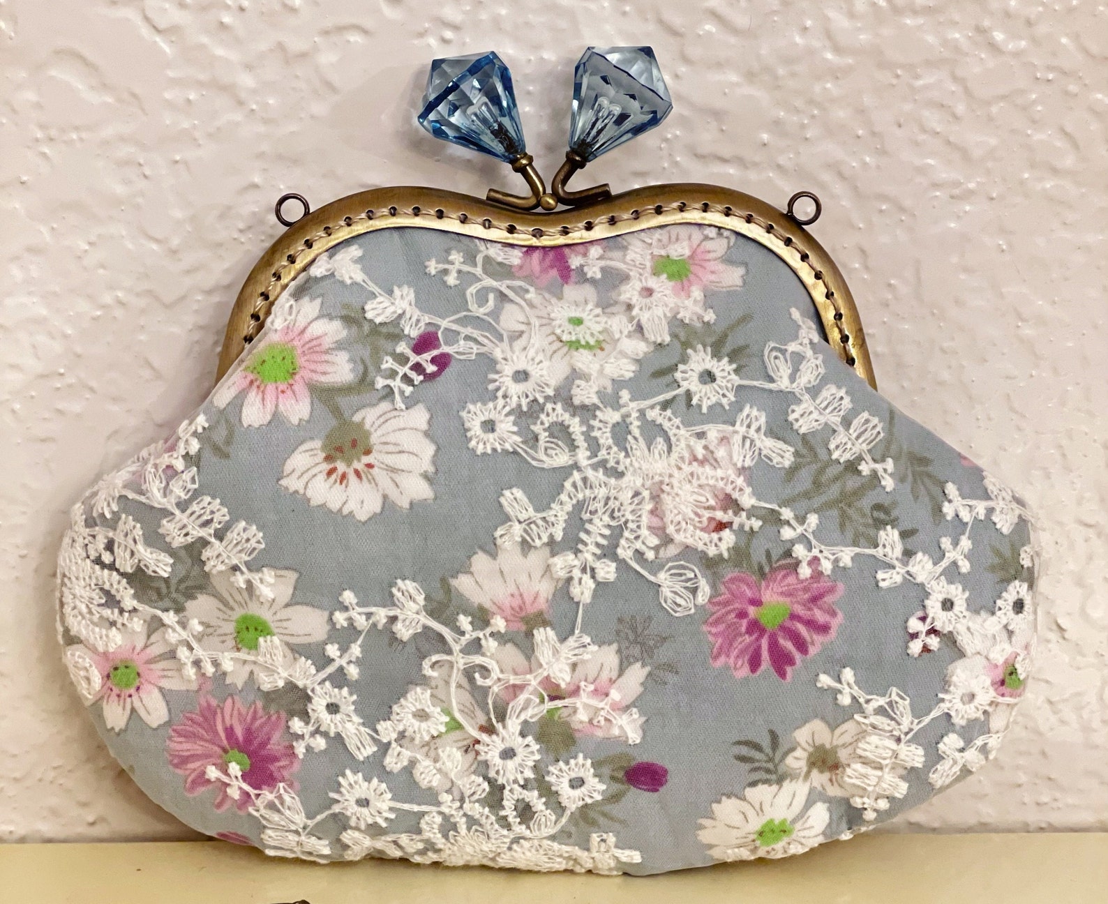 Lace Coin Purse / Coin Purse / Kiss Lock Coin Purse / Lace - Etsy