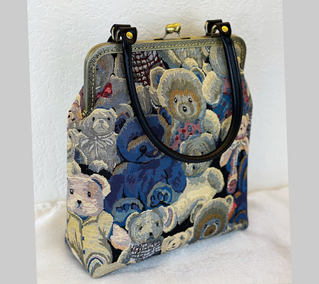 Large Purse / Teddy Bear Purse / Birthday Gift / Shoulder Bag - Etsy
