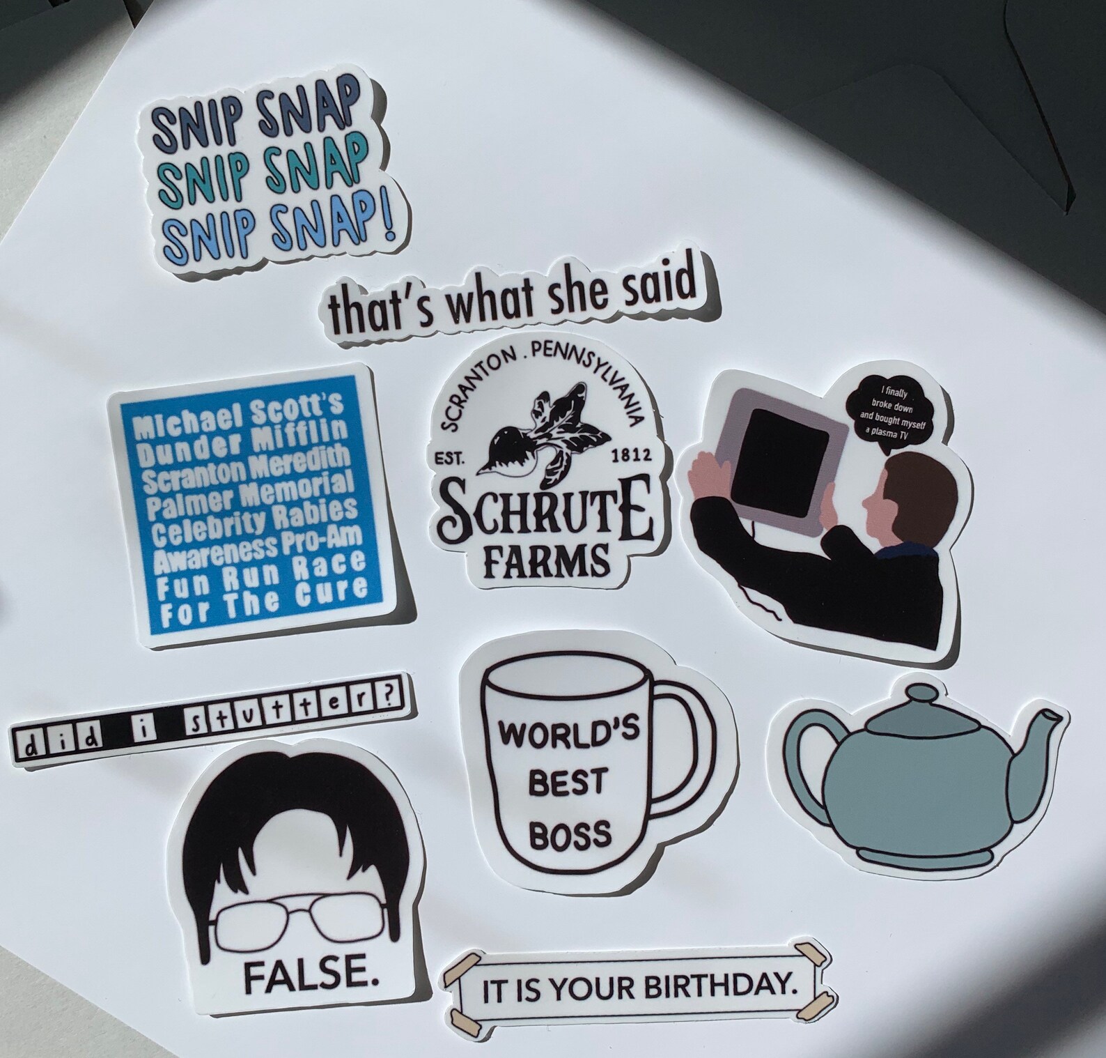 The Office Stickers / Individual Stickers or Full Set - Etsy