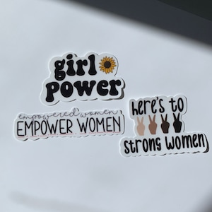 Women Empowerment Stickers / Individual Stickers or Full Set, Sticker ...