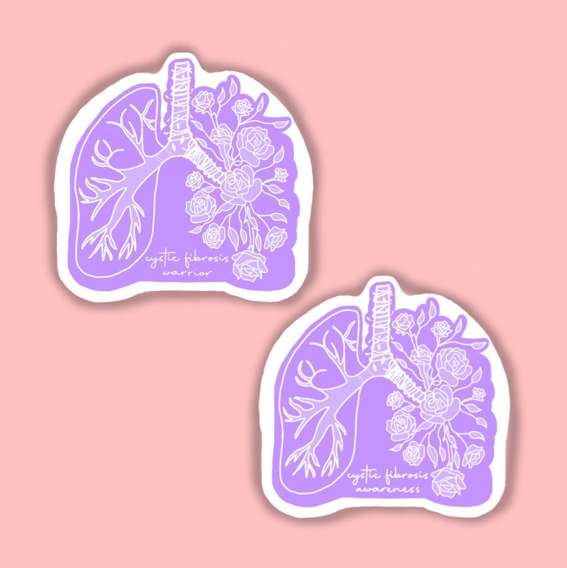 Cystic Fibrosis Stickers / CF Warrior / CF Awareness Sticker - Etsy