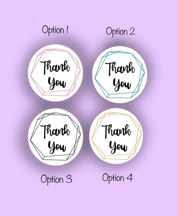 12 Thank You Stickers Sticker Sheets Matte Stickers Labels | Etsy