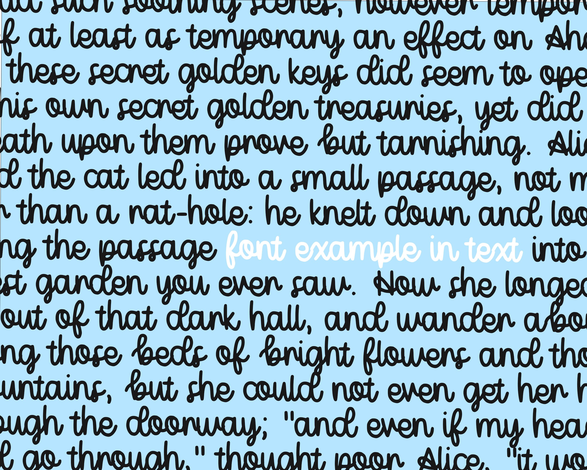 My Monoline Cursive Script Font - Etsy Australia