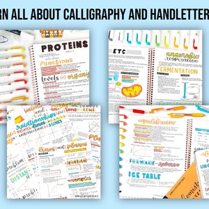 Handwriting, Cursive, Calligraphy Practice Templates Bundle | Improve ...