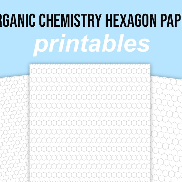 Hexagon Paper Template Goodnotes Etsy