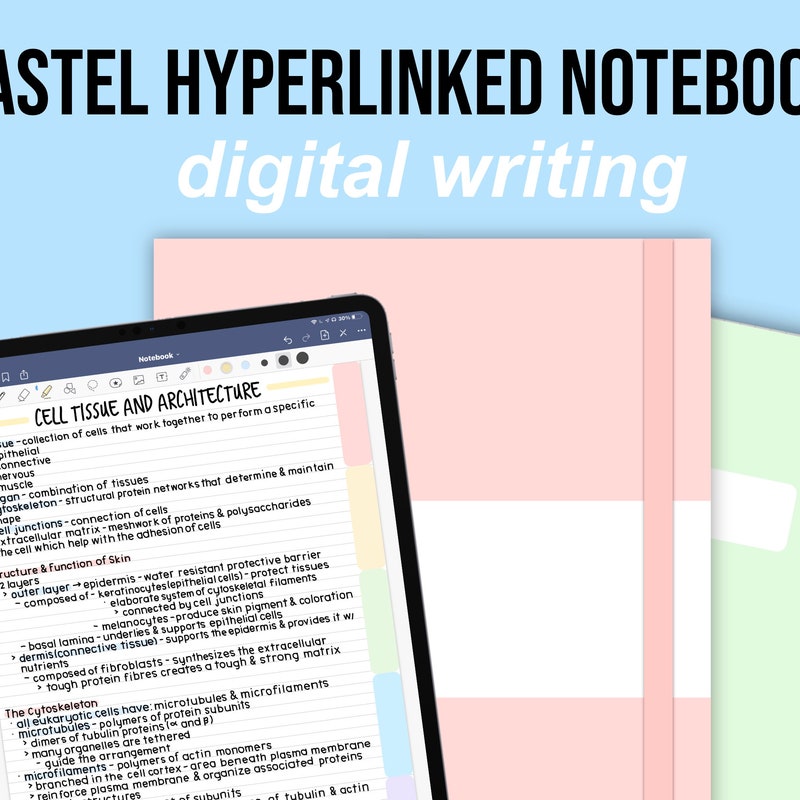 Digital Notebook Paper - Etsy