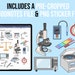 Chemistry & Science Digital Stickers | Hand-drawn iPad Goodnotes, PNG ...