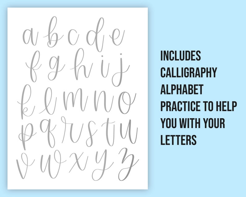 Handlettering Quotes Bundle Practice Templates Calligraphy - Etsy