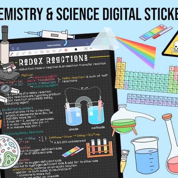 Chemistry Stickers - Etsy