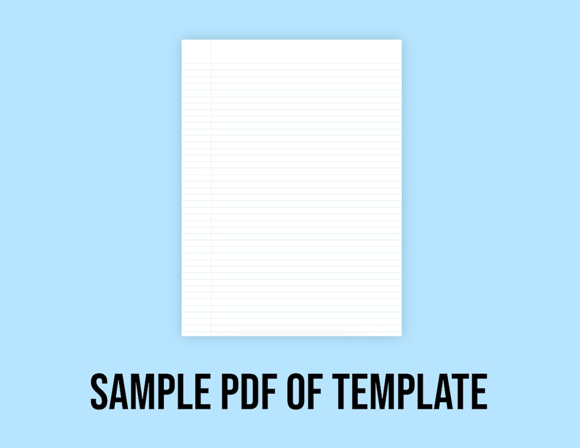20 Legal Paper Digital Writing Templates - Etsy