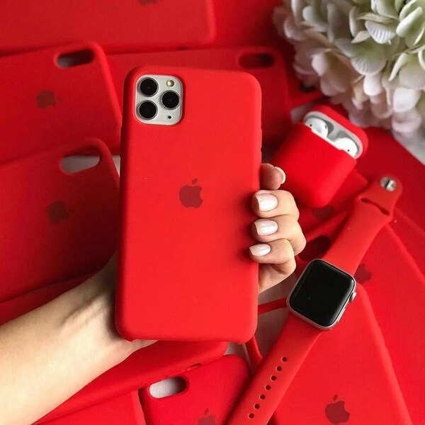 Red Iphone Case - Etsy UK