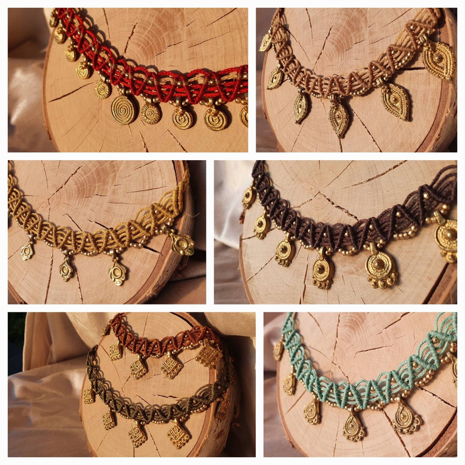 Macrame Anklets - Etsy