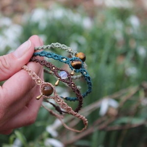 Macrame Bracelet || Makrame Armband - Etsy