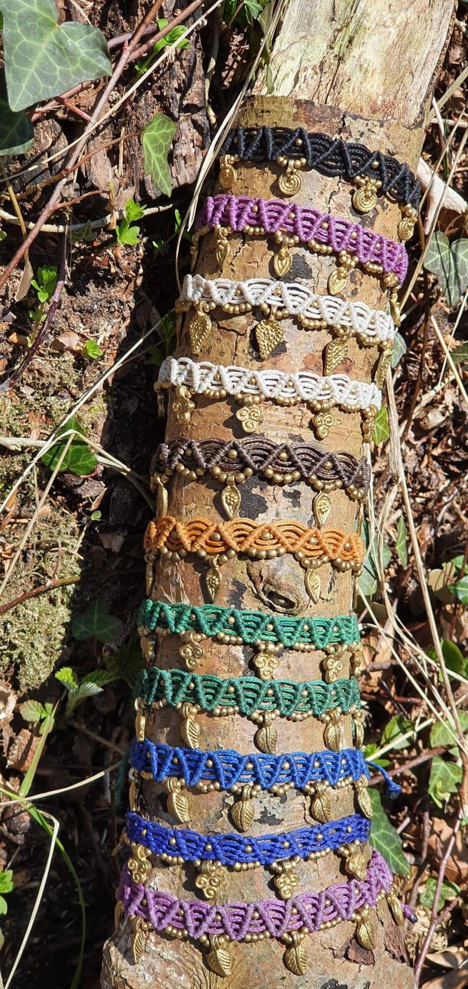 Macrame Anklets - Etsy