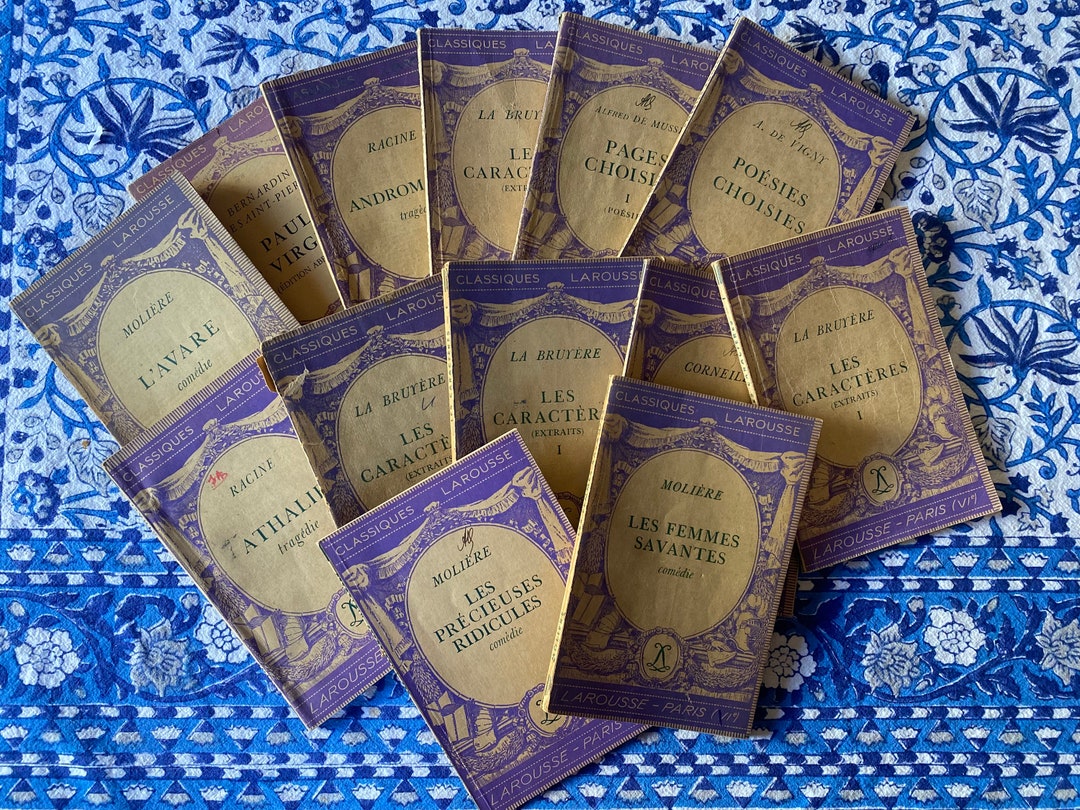 13 Vintage 1940’s Classiques Larousse Books - Etsy