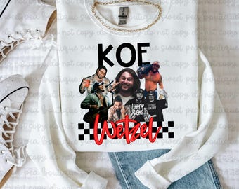 KOE Wetzel PNG FILE Front and Back Design - Etsy