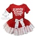Candy Cane Cutie Shirt and Tutu Outfit Girls Candy Cane Cutie - Etsy