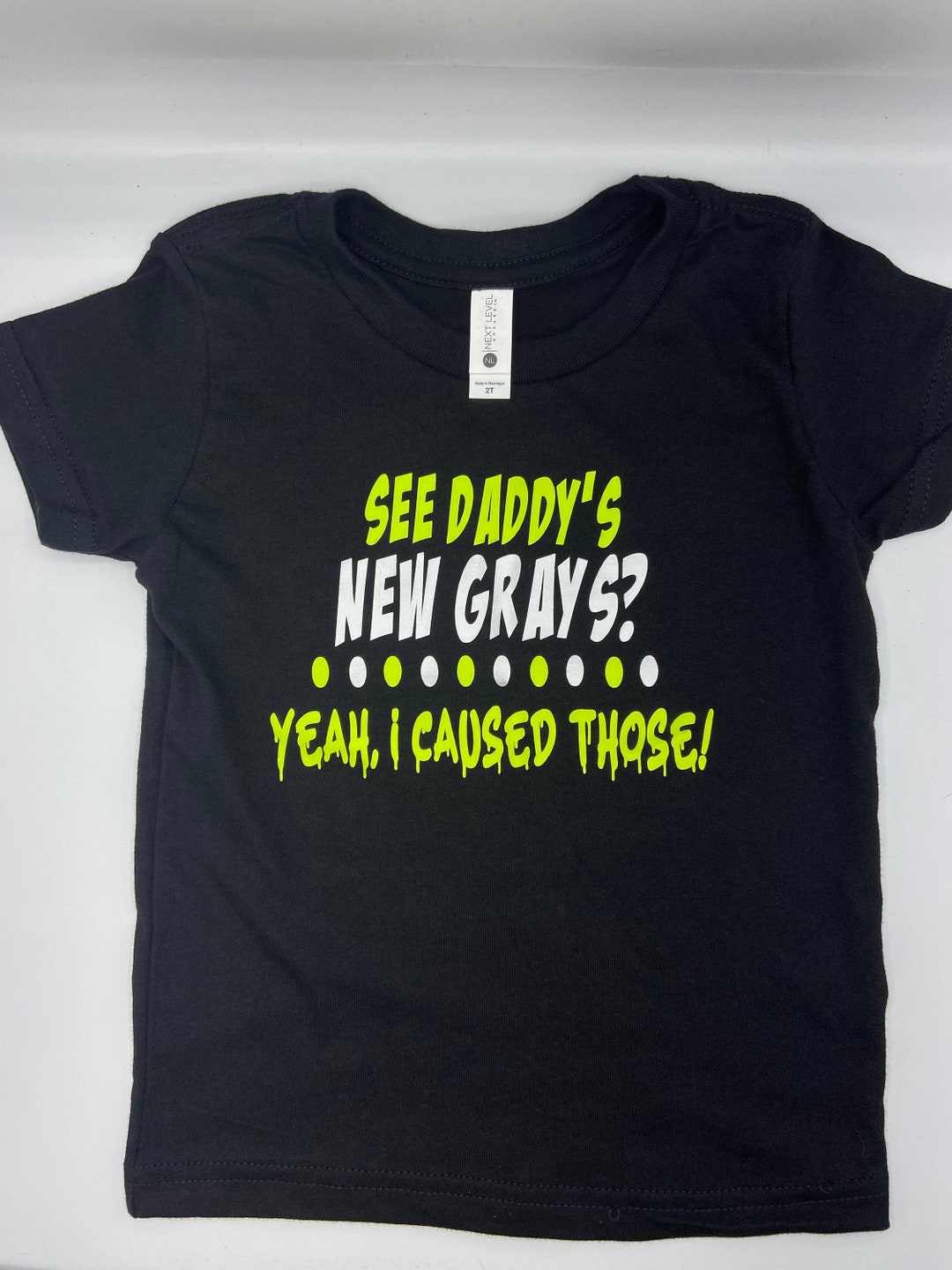 Kids Cause of Daddy's Grays Father's Day Shirt, Kids Father's Day Shirt ...