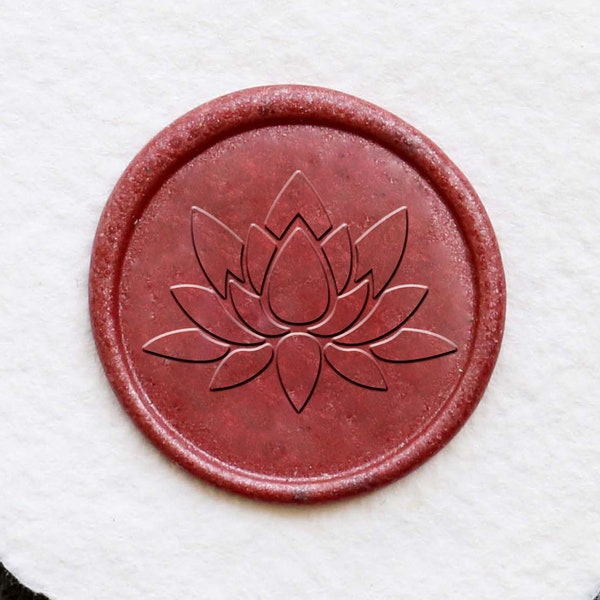 Lotus Stamp - Etsy