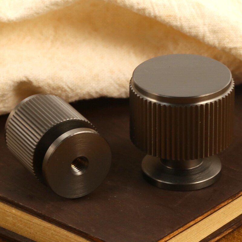 Gunmetal Drawer Pull - Etsy