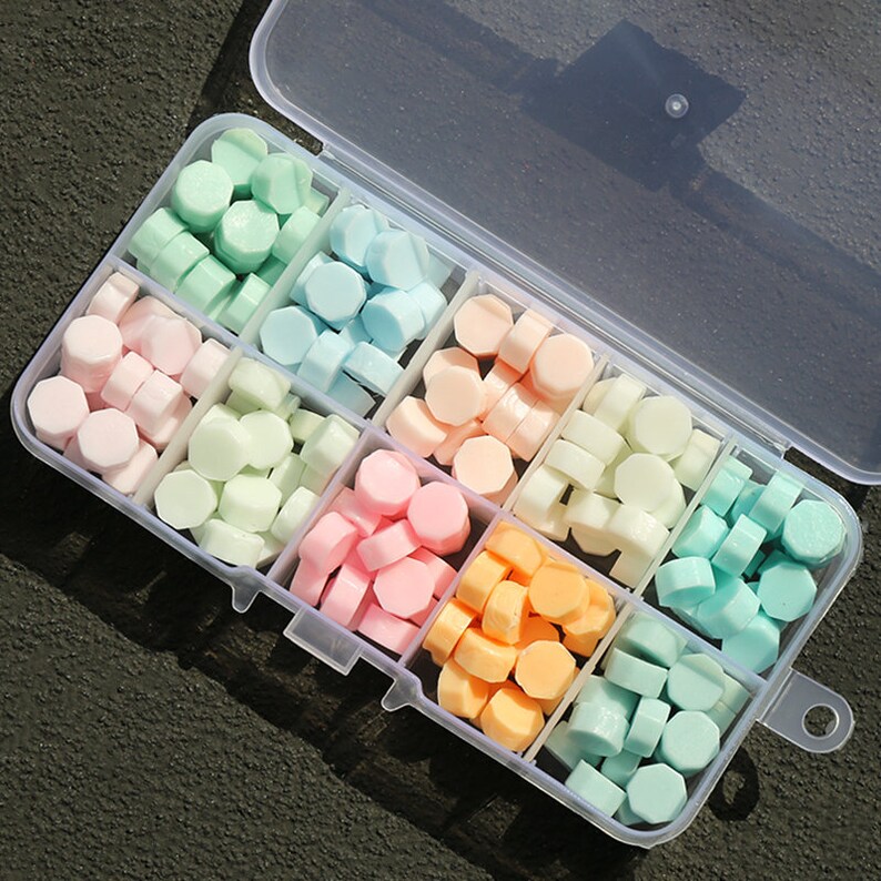 10 Colors Wax Sealing Beads sealing Wax Beads Set200 Pcs Wax - Etsy