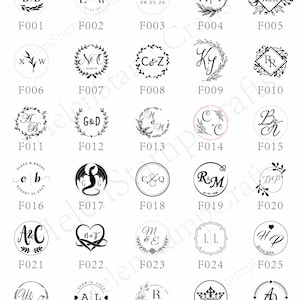 Personalized Tree Wedding Wax Seal Stamp ,custom Tree Initials Wax Seal ...