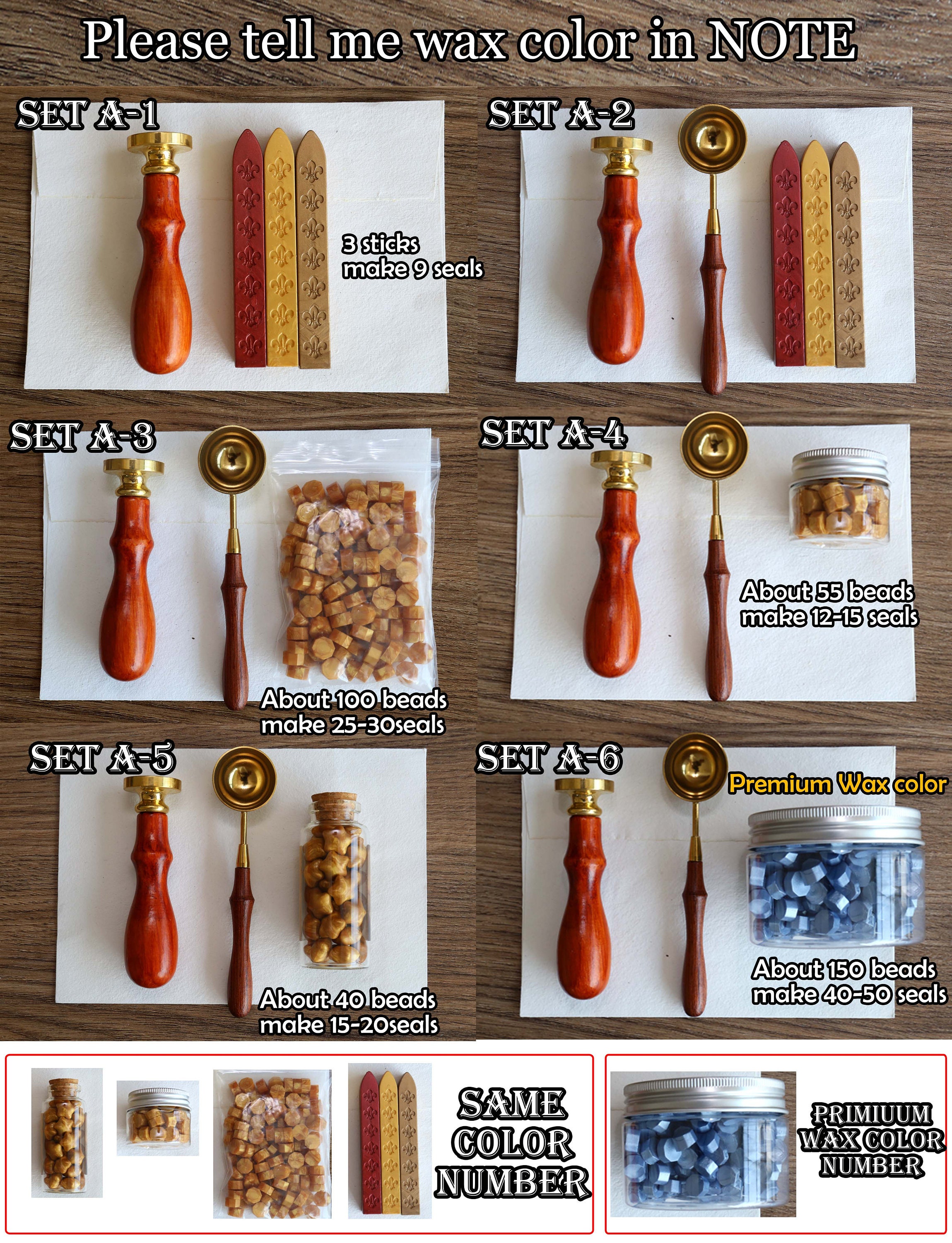 Coffee Time Wax Seal Stamp Kit, Custom Cat Paw Wax Seal Kit, Wedding ...