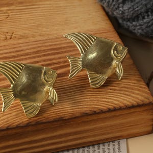 Fish Brass Drawer Pulls Knobs, Tropical Fish Drawer Pulls,custom ...