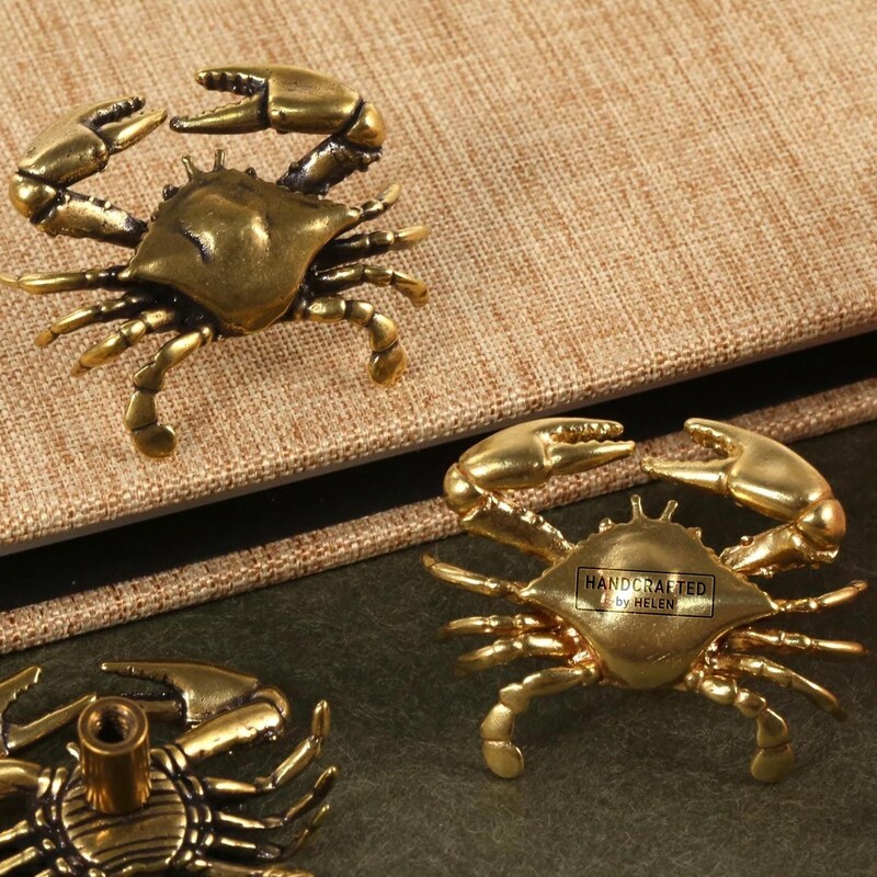 Antique Brass Cabinet Pulls - Etsy