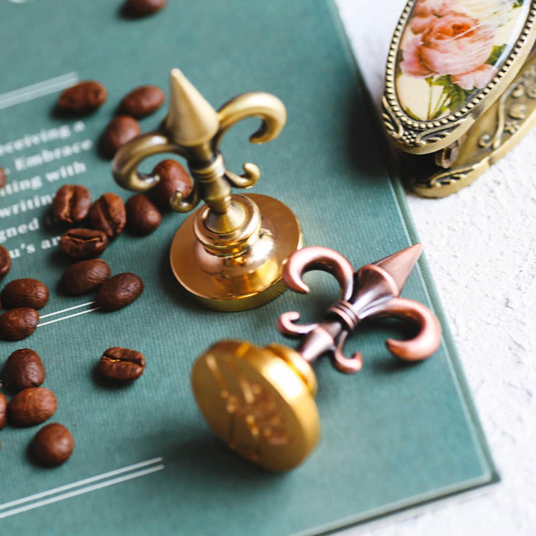 Vintage Stamp Handle,metal Seal Stamp Handle,stamp Handle,crystal ...