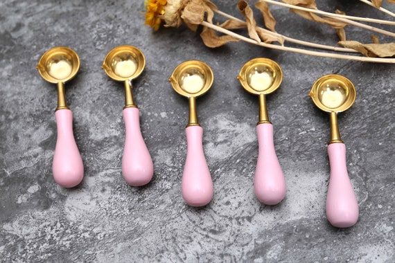 Wax Sealing Melting Spoon/wax Melter /wooden Wax Melting | Etsy