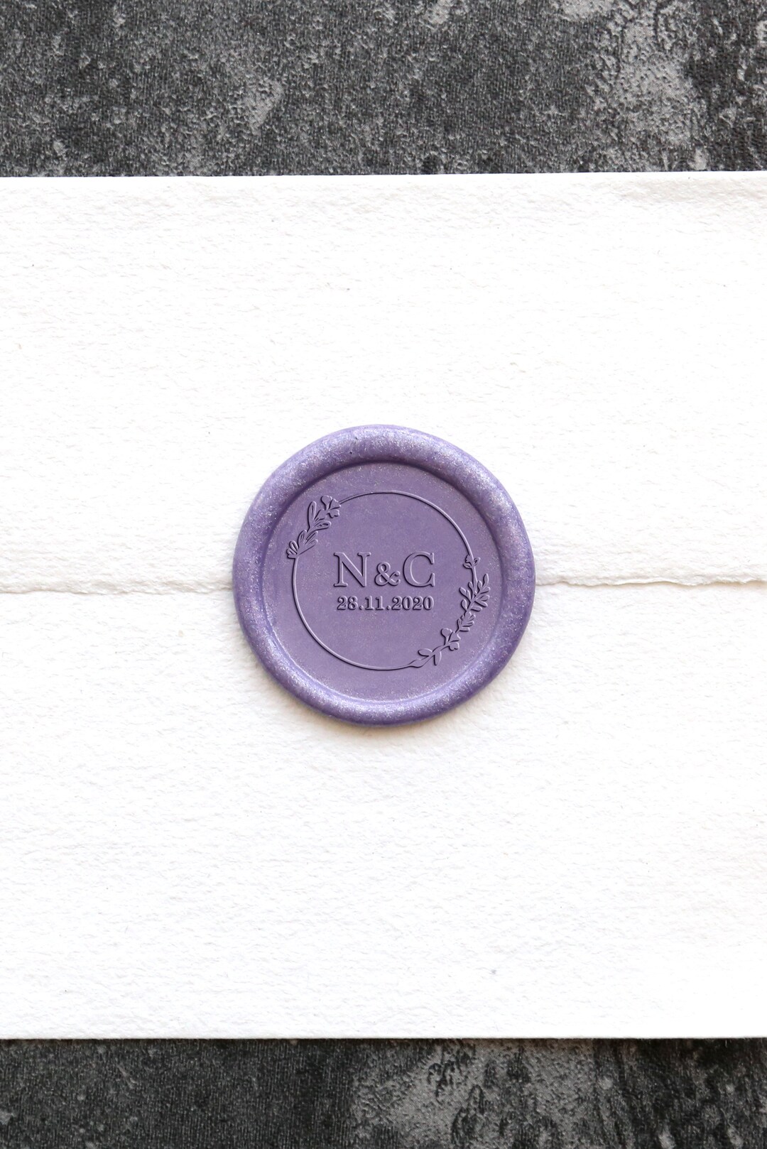 Personalized Initials Date Wedding Wax Seal Stamp ,custom Wax Seal Kit ...