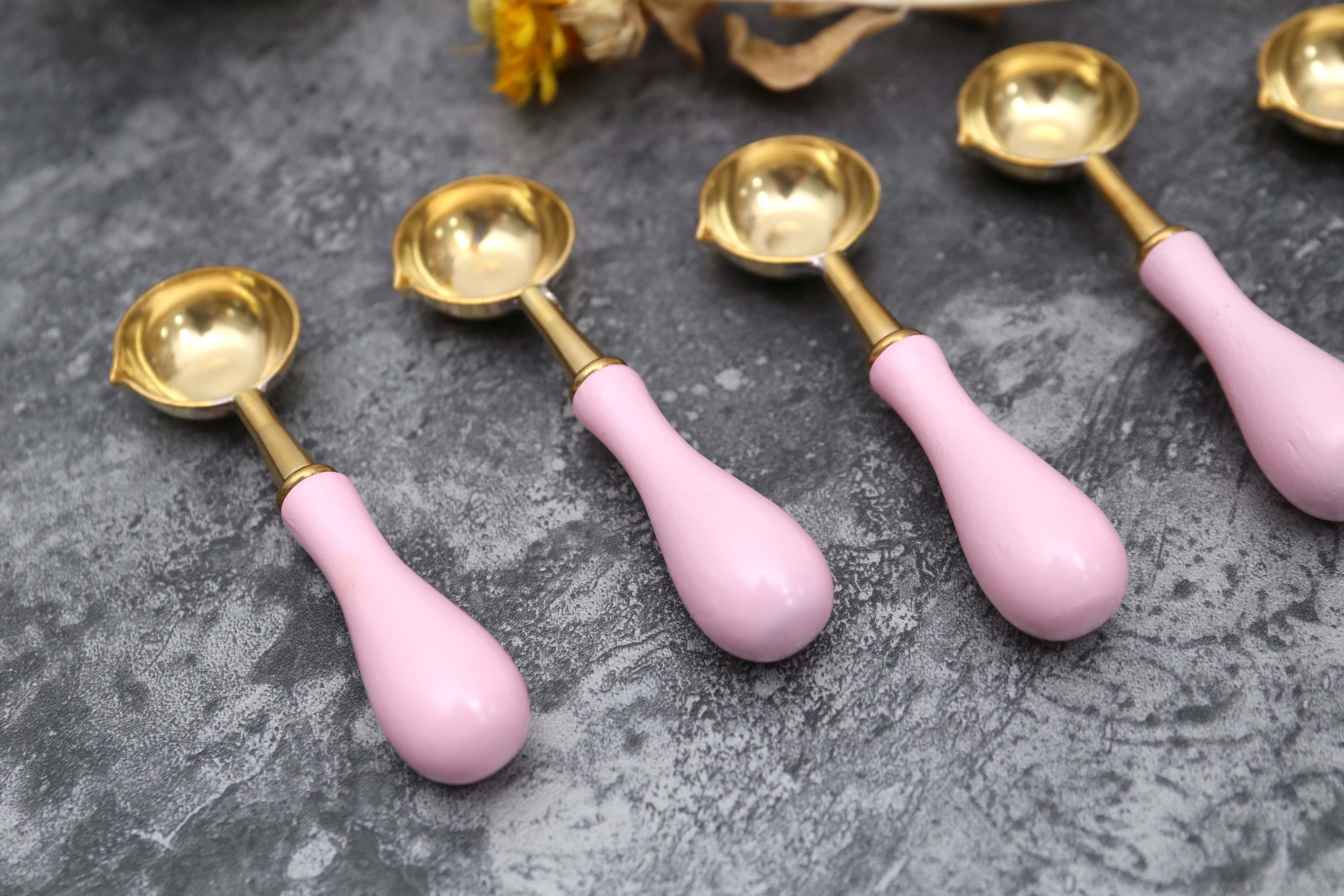 Wax Sealing Melting Spoon/wax Melter /wooden Wax Melting - Etsy