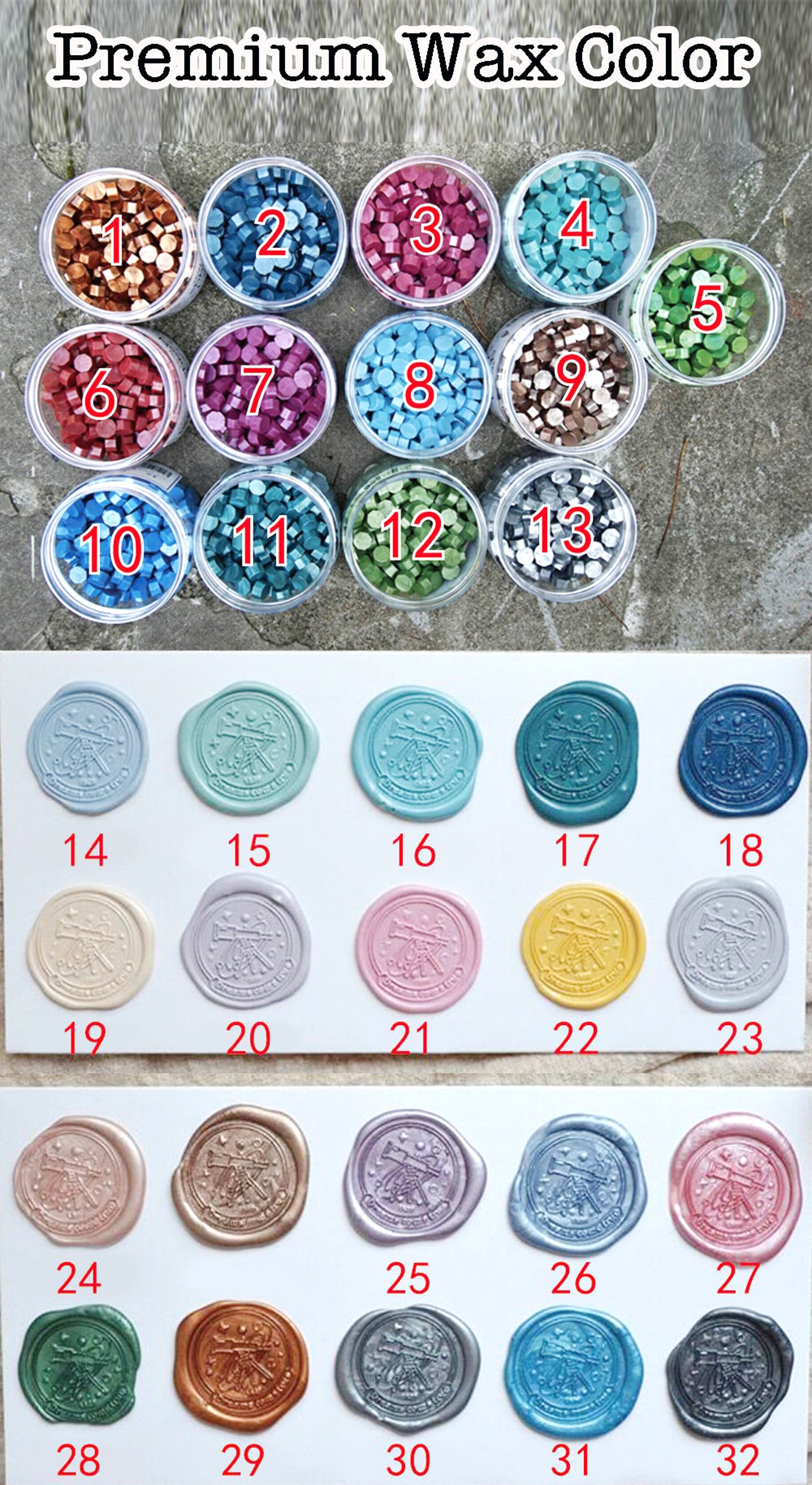 Lily of the Valey Wax Seal Wax Custom Wax Seal Kit Wax - Etsy