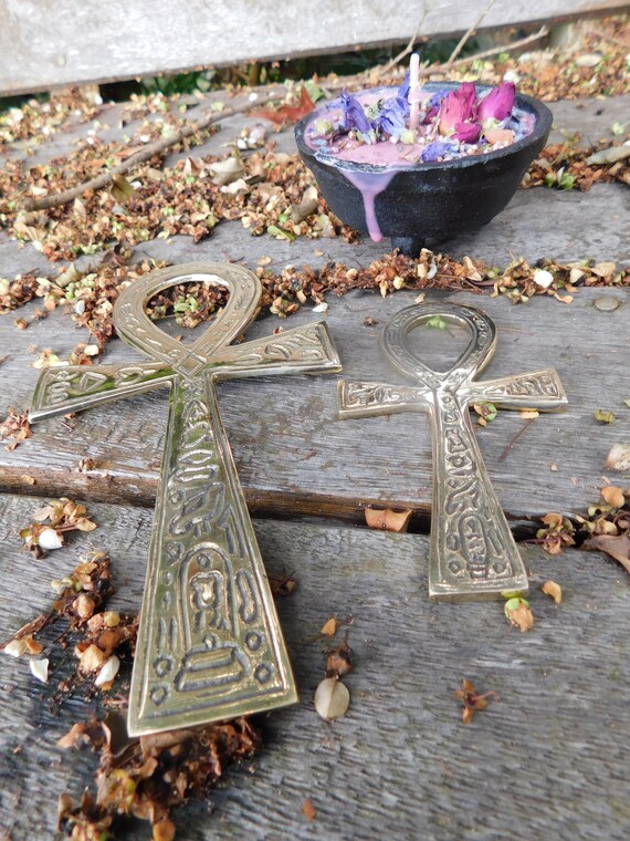 Brass Ankh Small. Altar Tools Altar Gifts Altar Supplies | Etsy