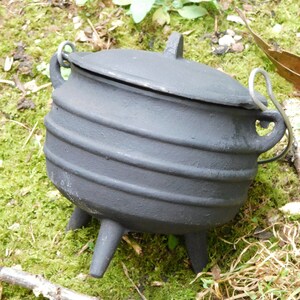 Cast Iron Cauldron 16cm. Cauldron Extra Large. Wiccan, Kitchen Witch ...