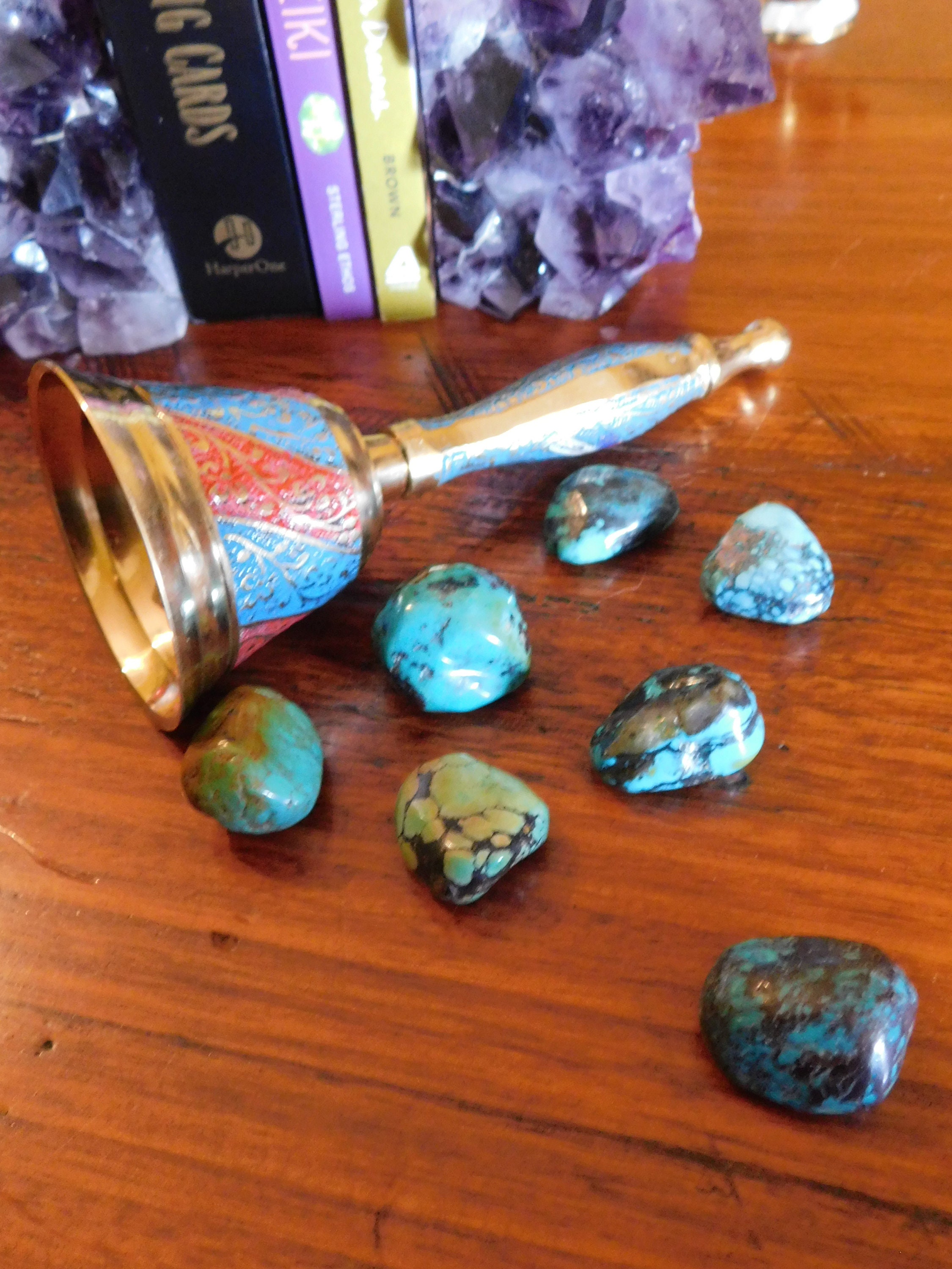 Brass Bell Altar Bell Brass Pagan Altar Bells 6 X 16cm - Etsy