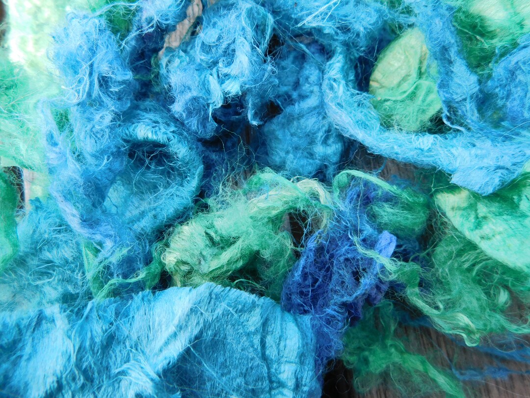 Shredded Silk Rods Color Way Ocean Waves 20 Gram - Etsy