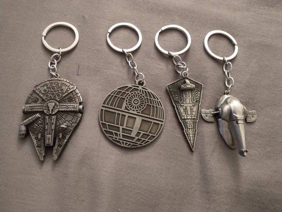 Star Wars Space Ship Set of 4 Keychains Metal - Etsy