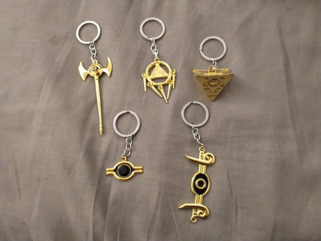 Yu-gi-oh Millennium Set of 5 Keychains Metal - Etsy