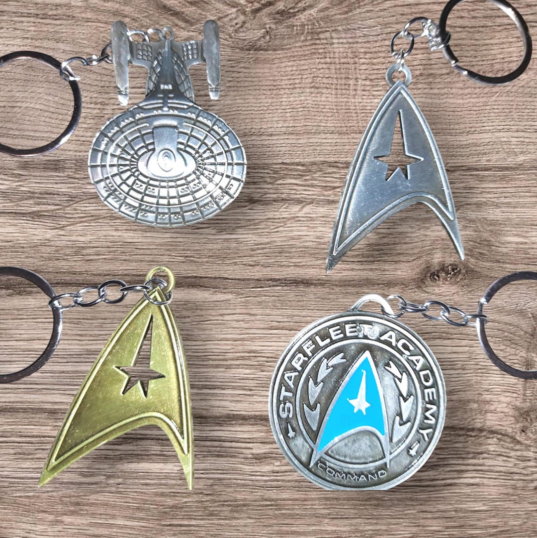 Star Trek Federation of Planets Keychain Lot of 4 Keychains. - Etsy