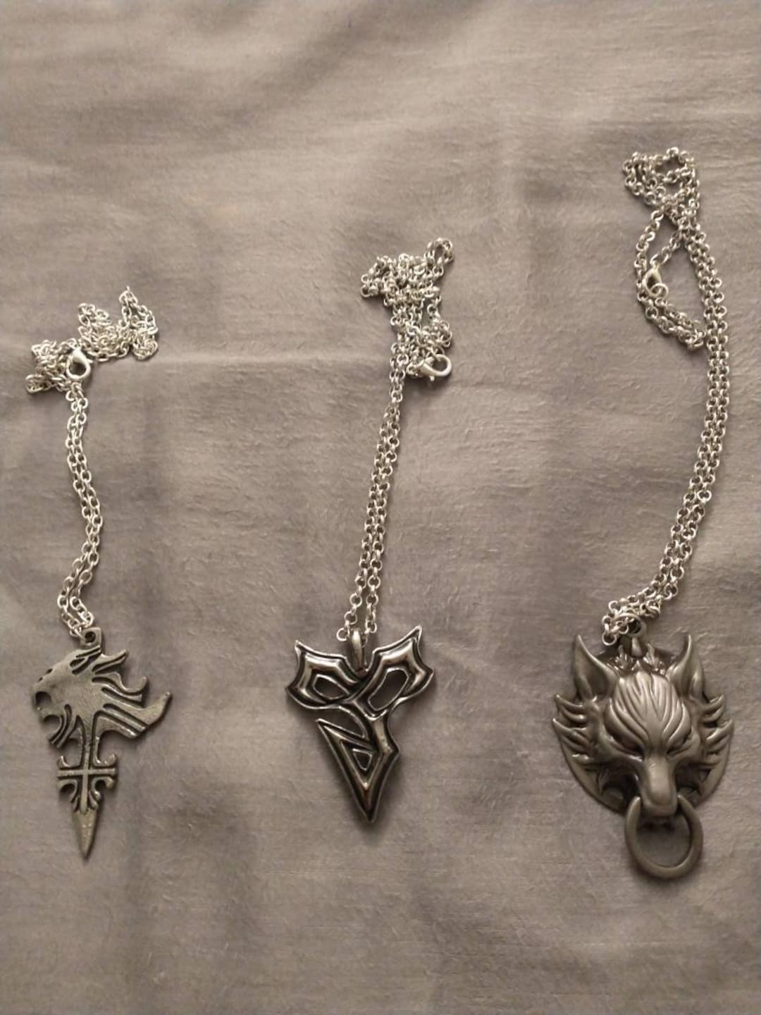 Final Fantasy 7, 8, and 10 Necklace Lot - Etsy