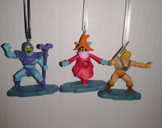 He-man and the Masters of the Universe Figurine Ornament Set - Etsy